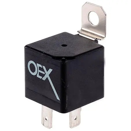 12V Mini Relay 4 Pin 40A Resistor Protected - Top Two Moto