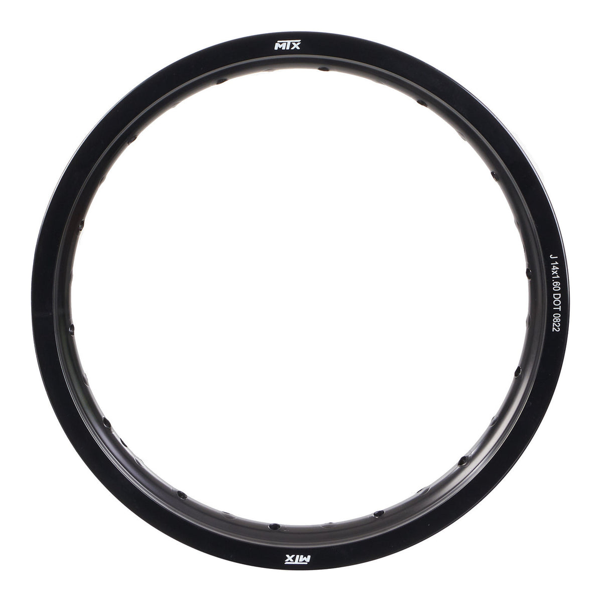 MTX Rim 7075 T6 Alloy - 14 x 1.60 28H Black — Top Two Moto